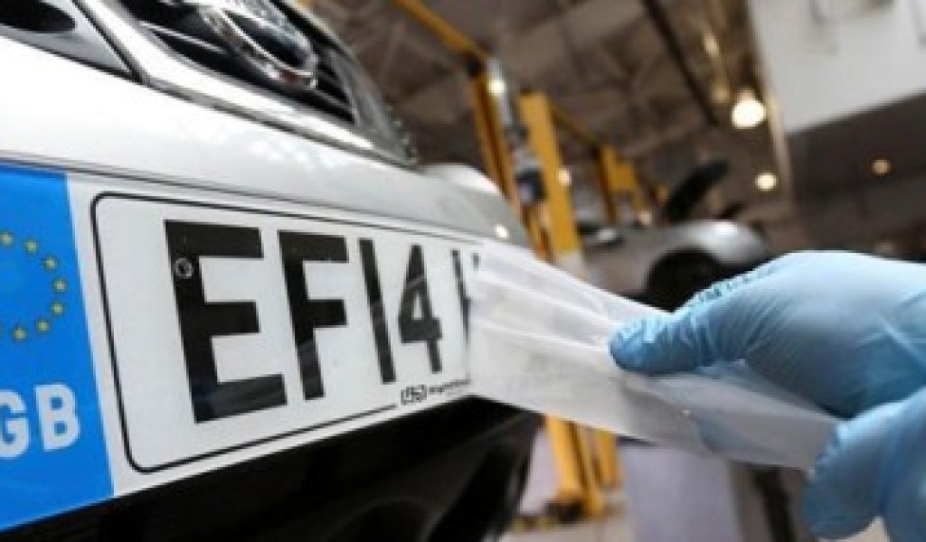 Private Plates by Name from Right Reg